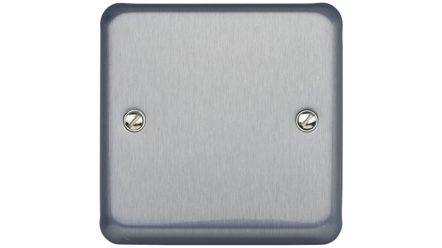 K3330BRC | MK Electric Silver 1 Gang Blanking Plate | RS
