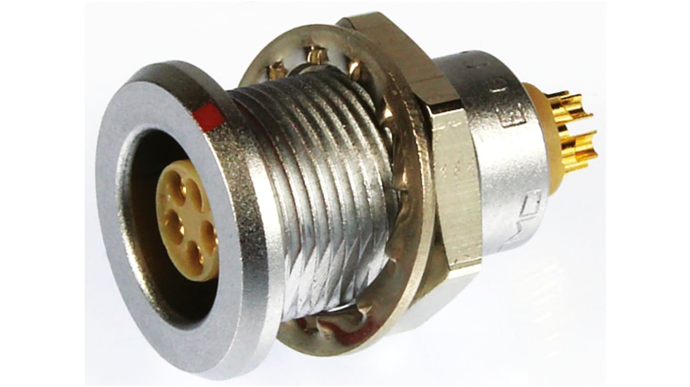 EGG.0T.302.CLL | Lemo Circular Connector, 2 Contacts, Panel Mount ...