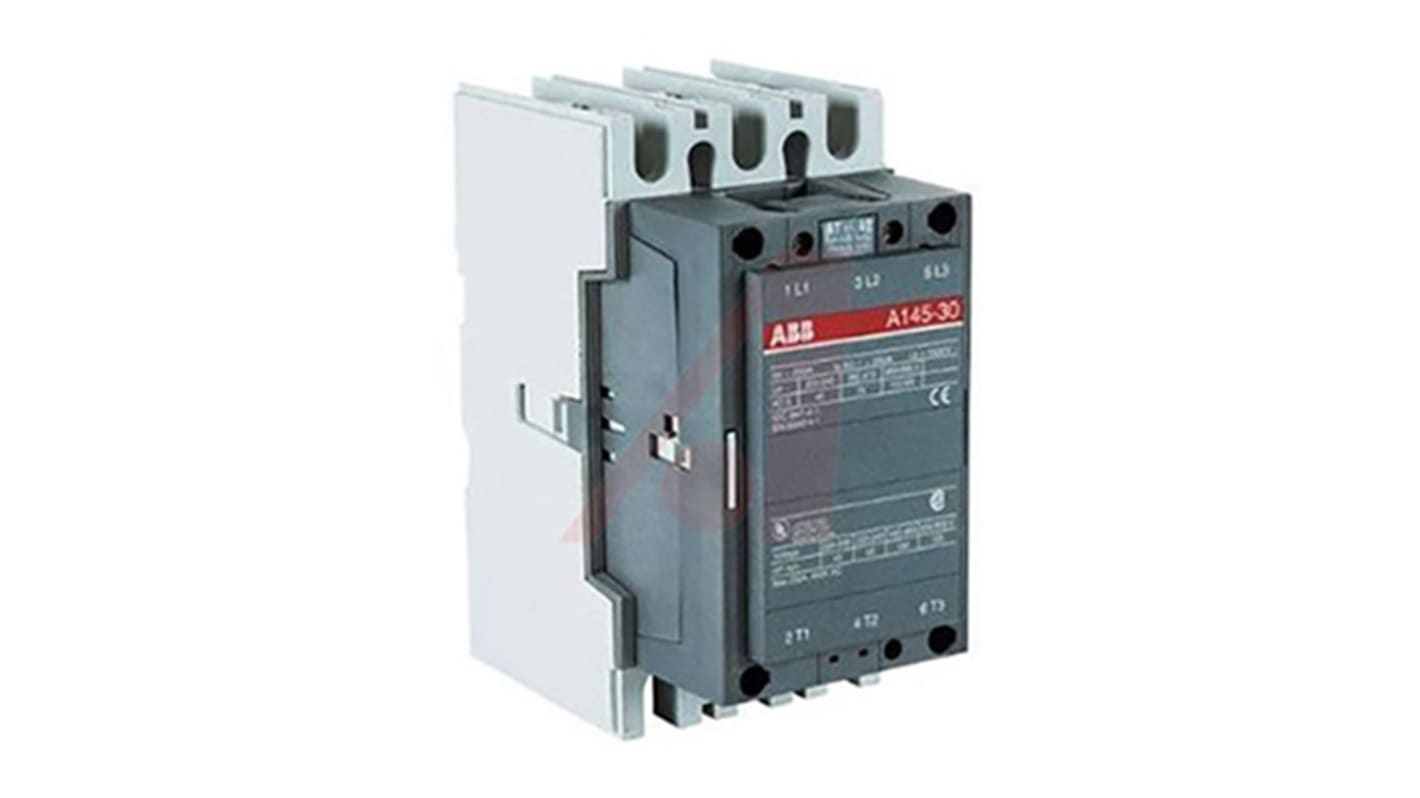 ABB A145N4-30-11-84 A Line Contactor, 120 V ac Coil, 3-Pole, 120 A, 110 ...
