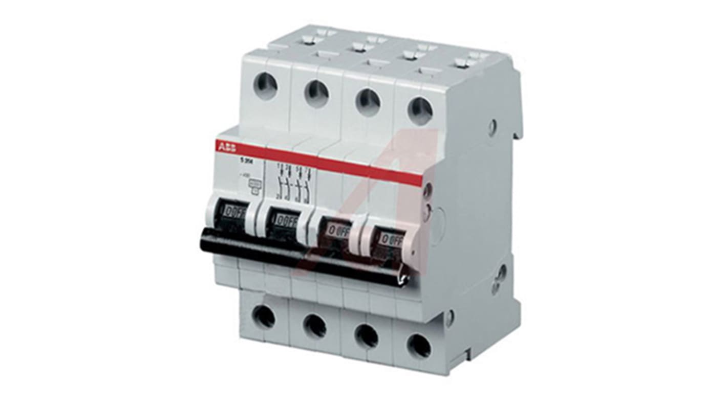 S204-C40 | Interruttore magnetotermico ABB, 4P 40A 6 kA, Tipo C | RS