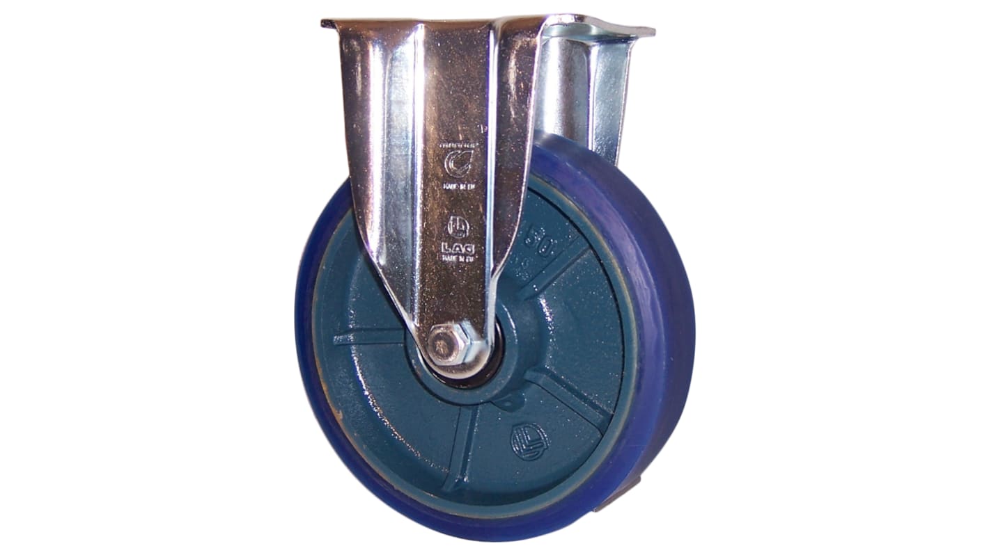 37463 | LAG Fixed Castor Wheel, 450kg Capacity, 150mm Wheel | RS