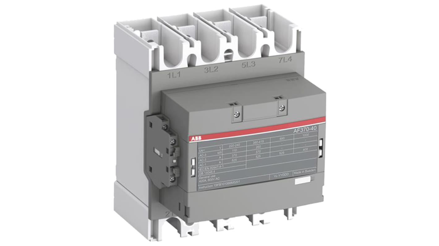 1SFL587102R1311 | ABB AF305 AF Contactor, 230 V ac Coil, 4-Pole, 500 A ...