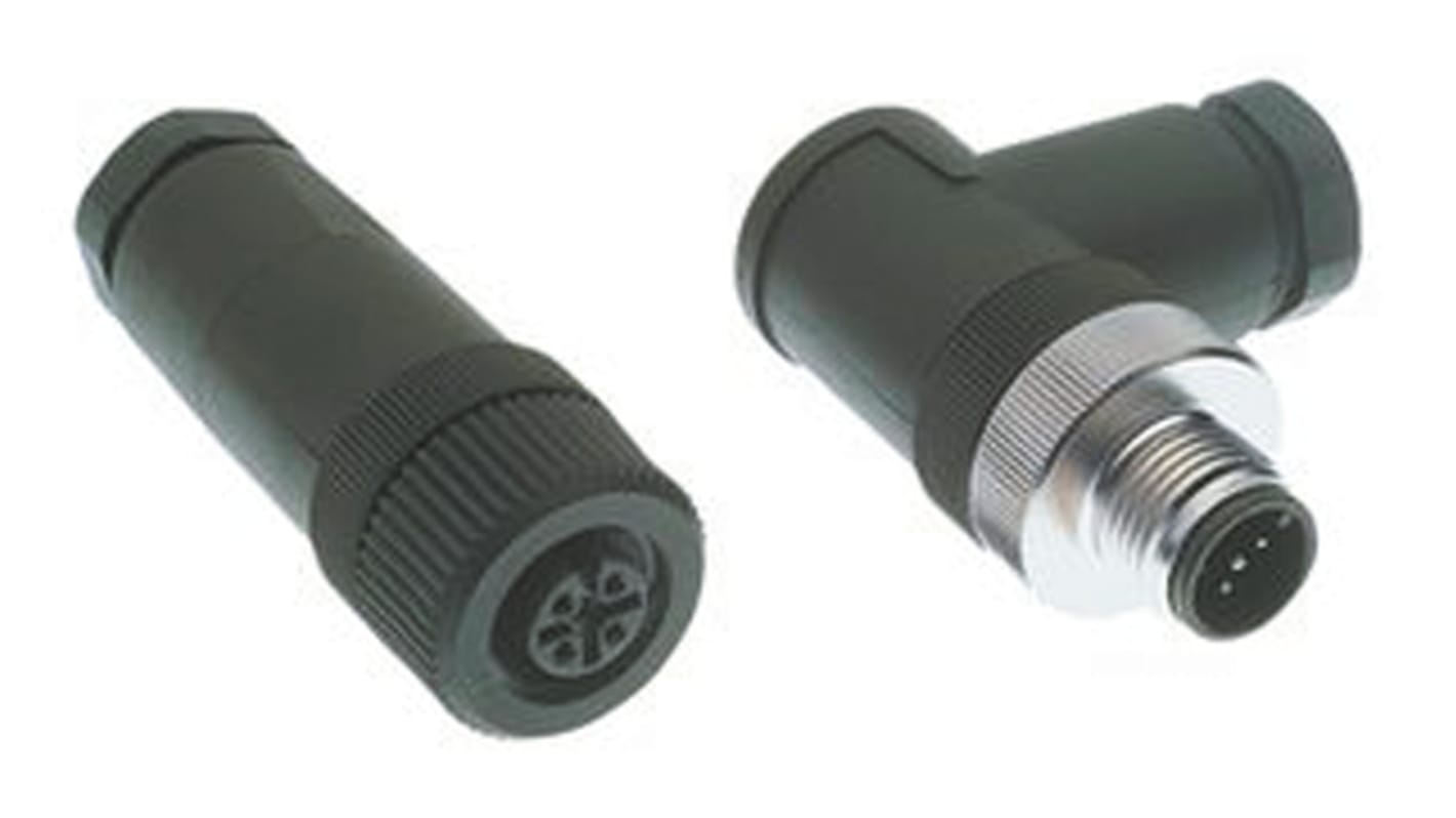 BWS 8141-0 | Turck Connector, 4 Contacts, Cable Mount, M12 Connector ...