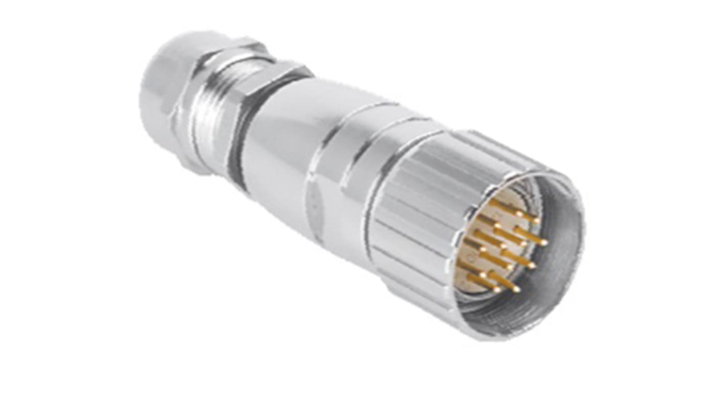 CSS 125-0 | Conector Turck hembra serie CSS de 12 vías macho, montaje ...