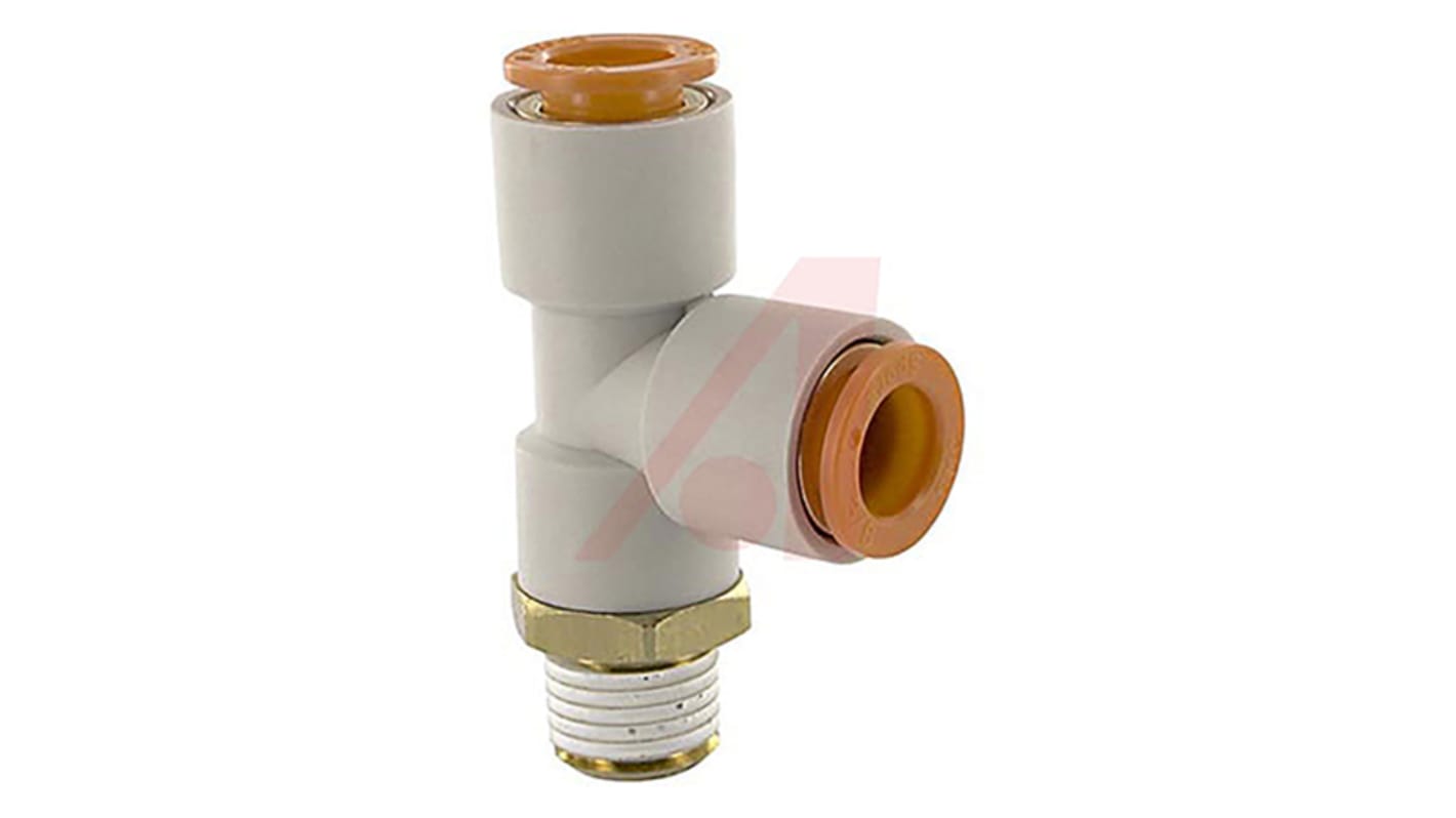 KQ2Y04-02AS | SMC KQ2 Series, R 1/4 Male, Threaded-to-Tube Connection Style | RS