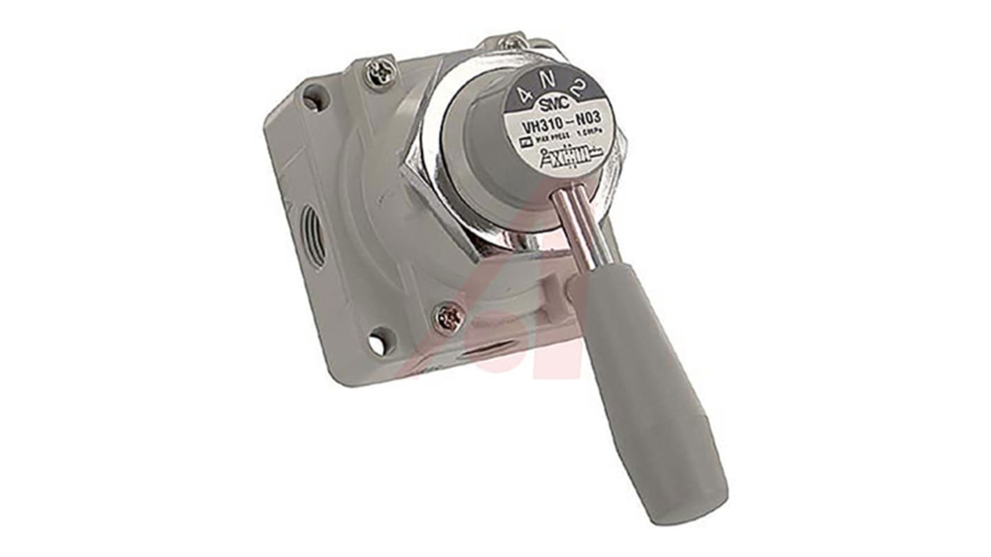 VH210-N02 | SMC Lever 4/3 Pneumatic Manual Control Valve VH200 Series, NPT 1/4, 1/4in | RS