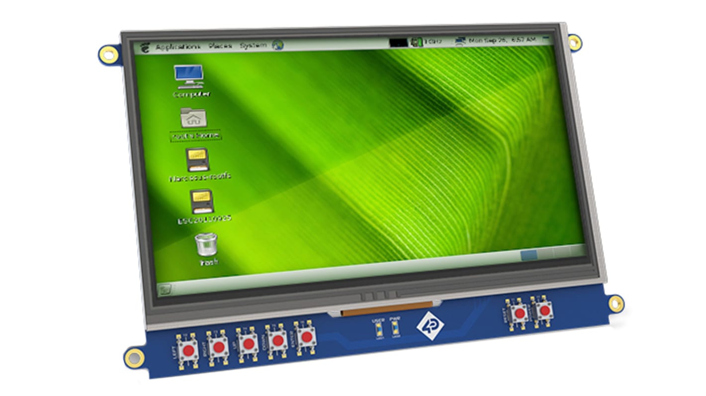 4D Systems 4DCAPE-70T TFT LCD Colour Display / Touch Screen, 7in WVGA ...