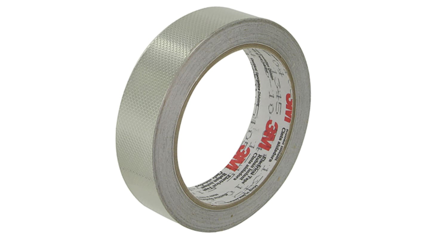 1345-1"X18YD | 3M 1345 Conductive Tin Clad Copper Tape, 6.4mm x 16m | RS