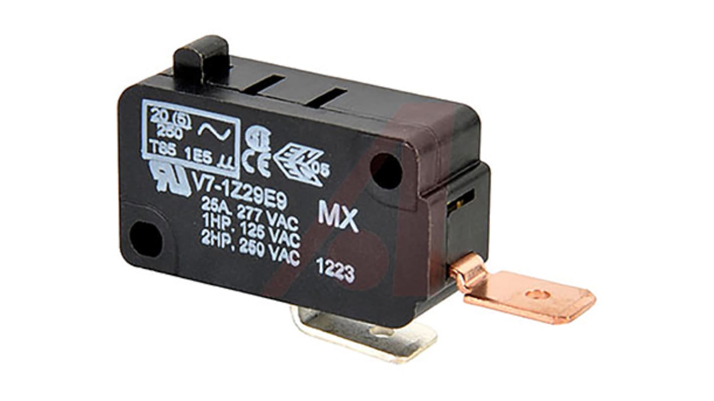 V7-1Z29E9 | Honeywell Pin Plunger Micro Switch, Quick Connect Terminal ...