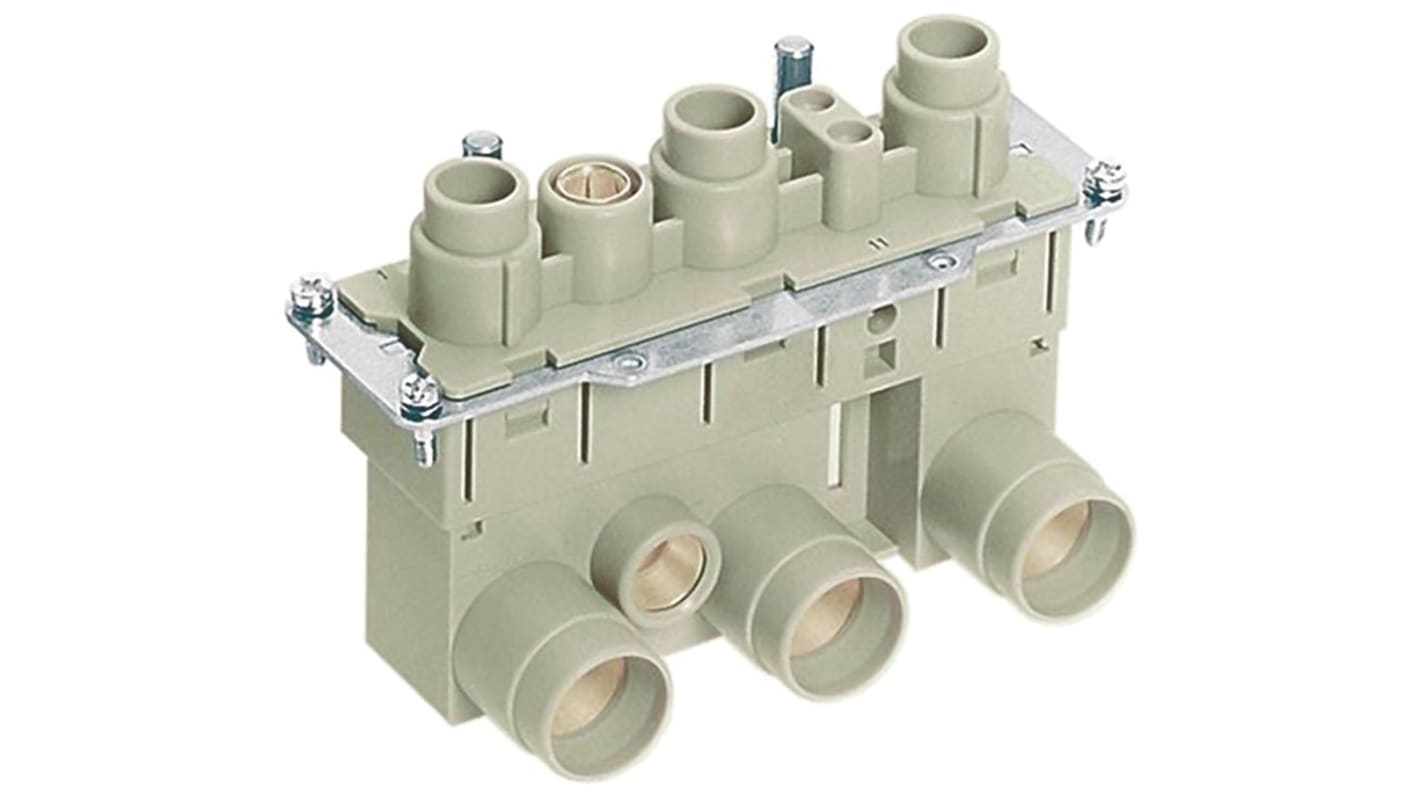 09380052702 | Harting Connector Insert, 3 Way, 200A, Female, HAN K ...
