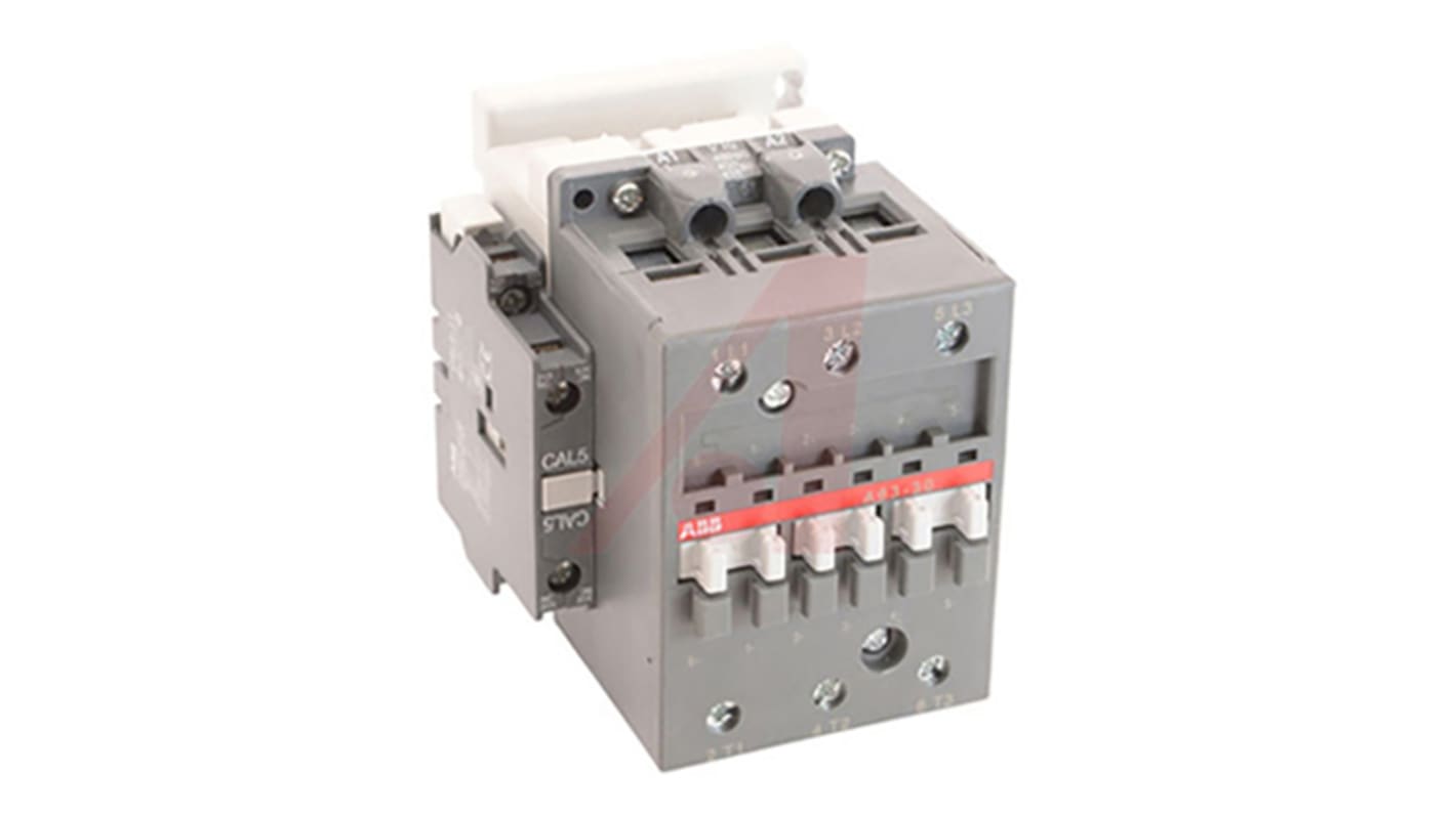 A63-30-11-80 | ABB A Line Series Contactor, 220 V ac @ 50 Hz, 240 V ac ...