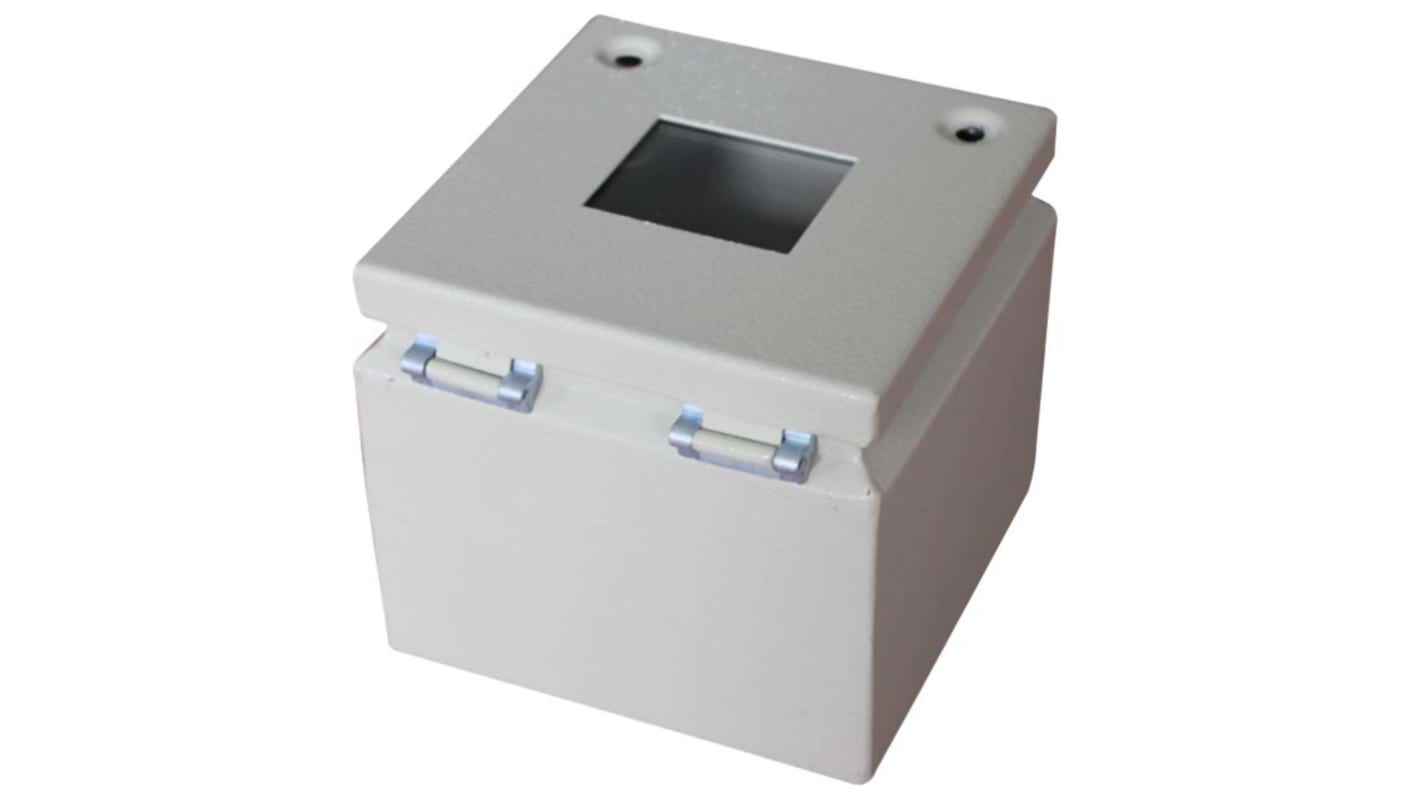 RS PRO Grey Steel Junction Box, IP65, 150 x 150 x 120mm | RS