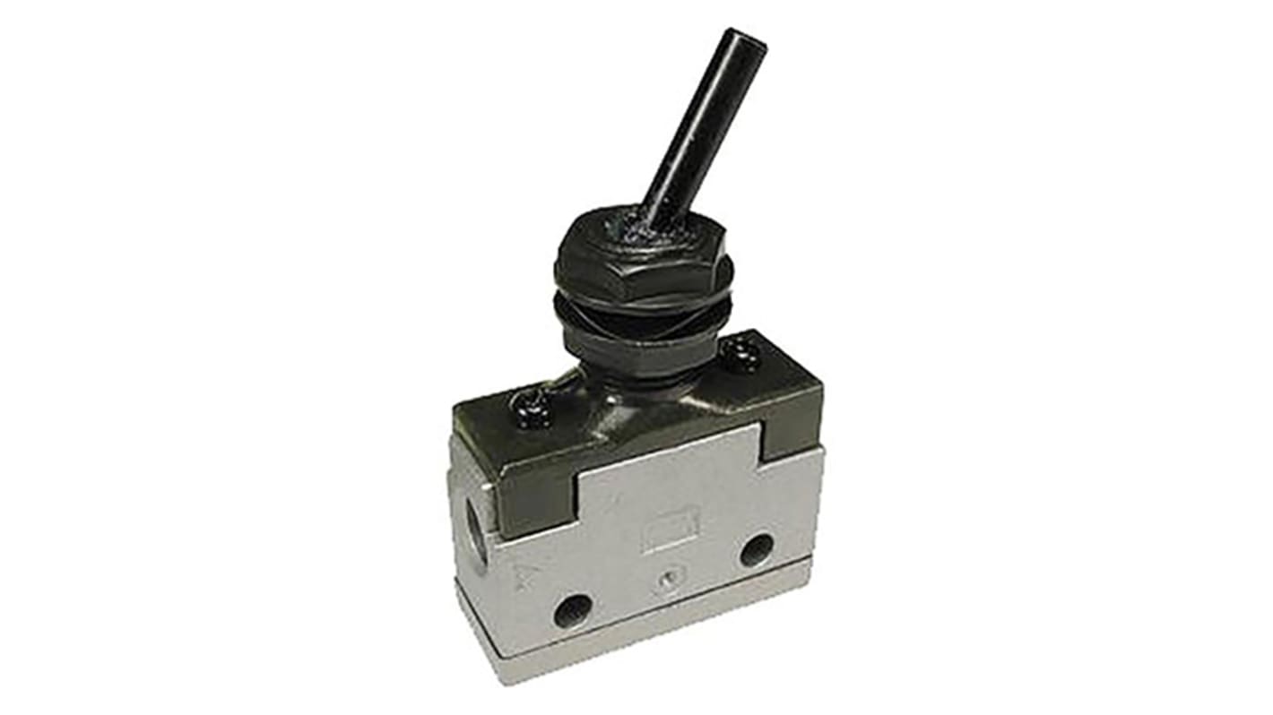 NVM120-N01-08 | SMC Toggle Lever 1/2 Air Switch VM100 Series, NPT 1/8, 1/8 | RS