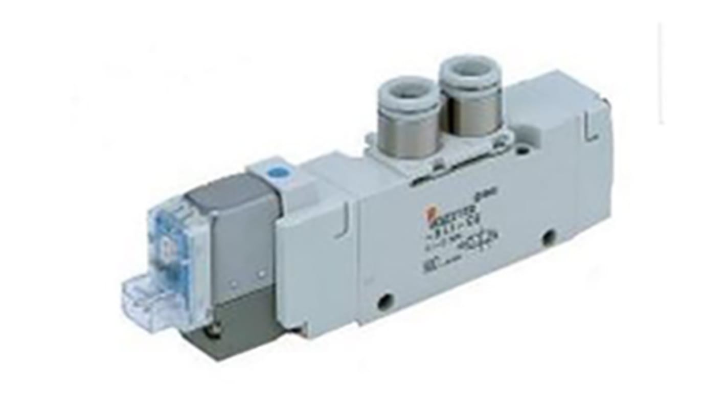 VQZ312-5YZ1-02T-Q | SMC 4/2 Pneumatic Solenoid Valve - Solenoid NPTF 1/4 VQZ3000 Series 24V dc | RS