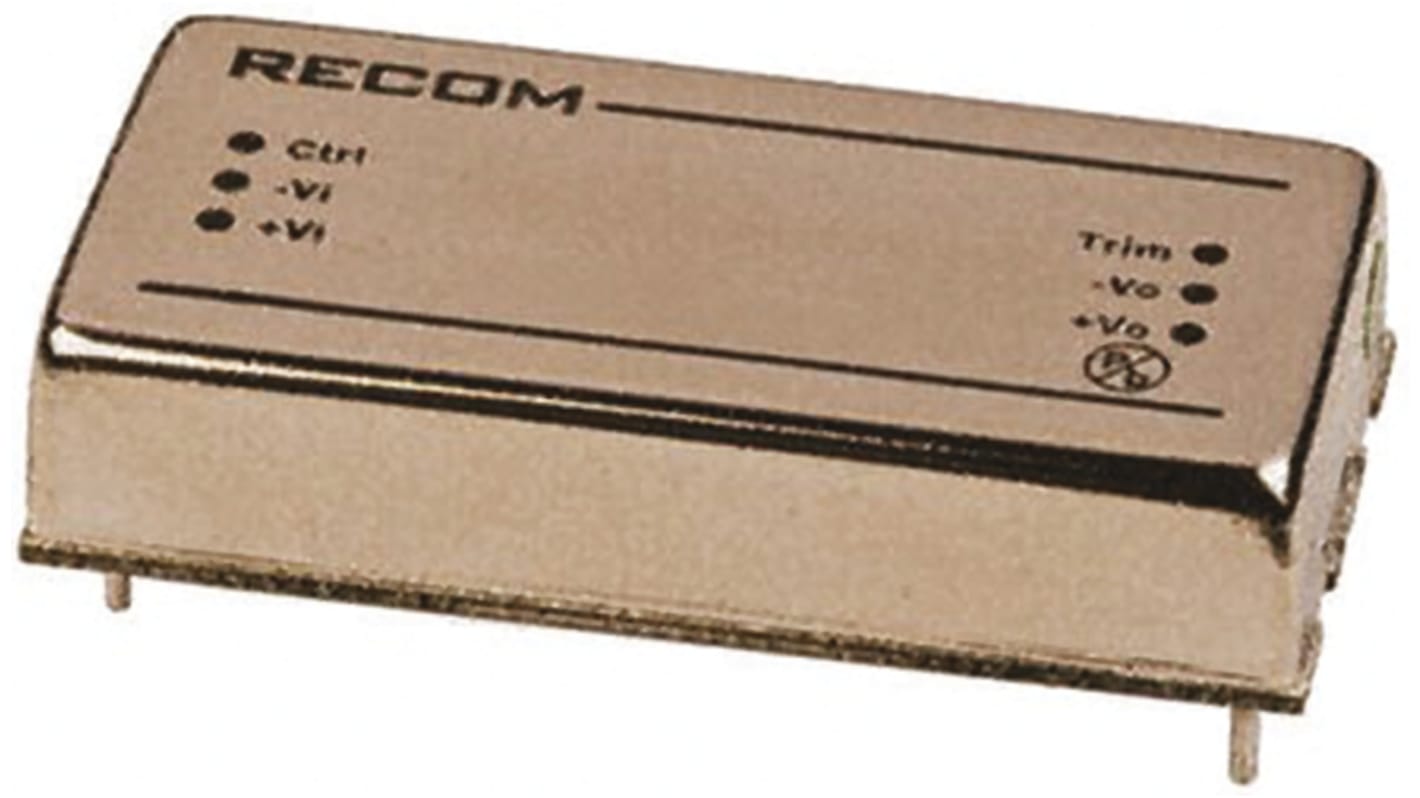 Recom 絶縁DC-DCコンバータ Vout：5V dc 18 → 75 V dc, 30W, RP30-4805SFW | RS