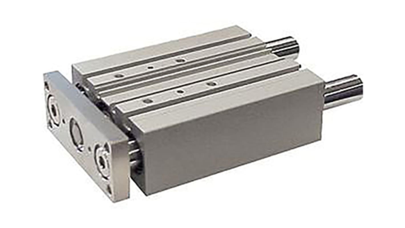 MGPM20-50Z | SMC Pneumatic Guided Cylinder - 20mm Bore, 50mm Stroke, MGP Series, Double Acting | RS