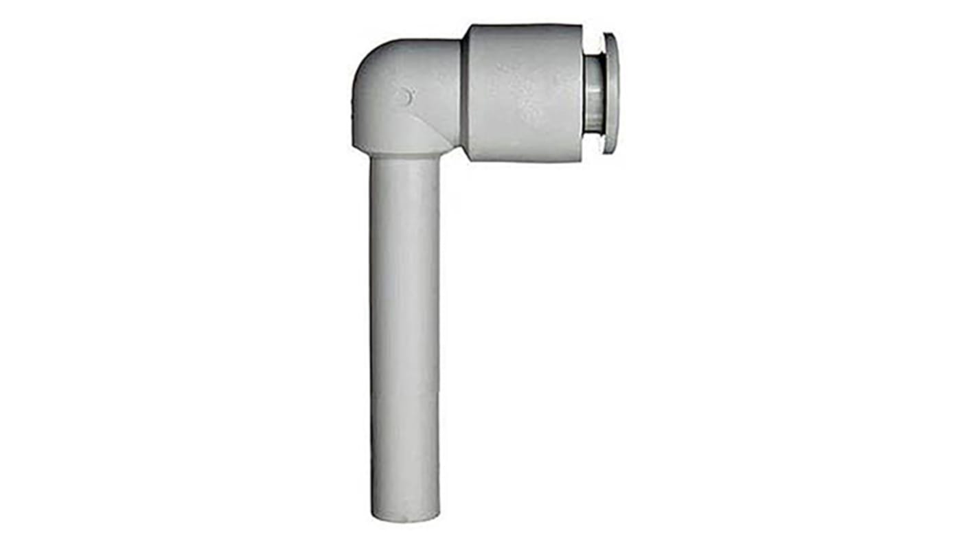 KQ2W06-99A | SMC KQ2 Series Elbow Tube-toTube Adaptor, Push In 6 mm to Push In 6 mm, Tube-to ...