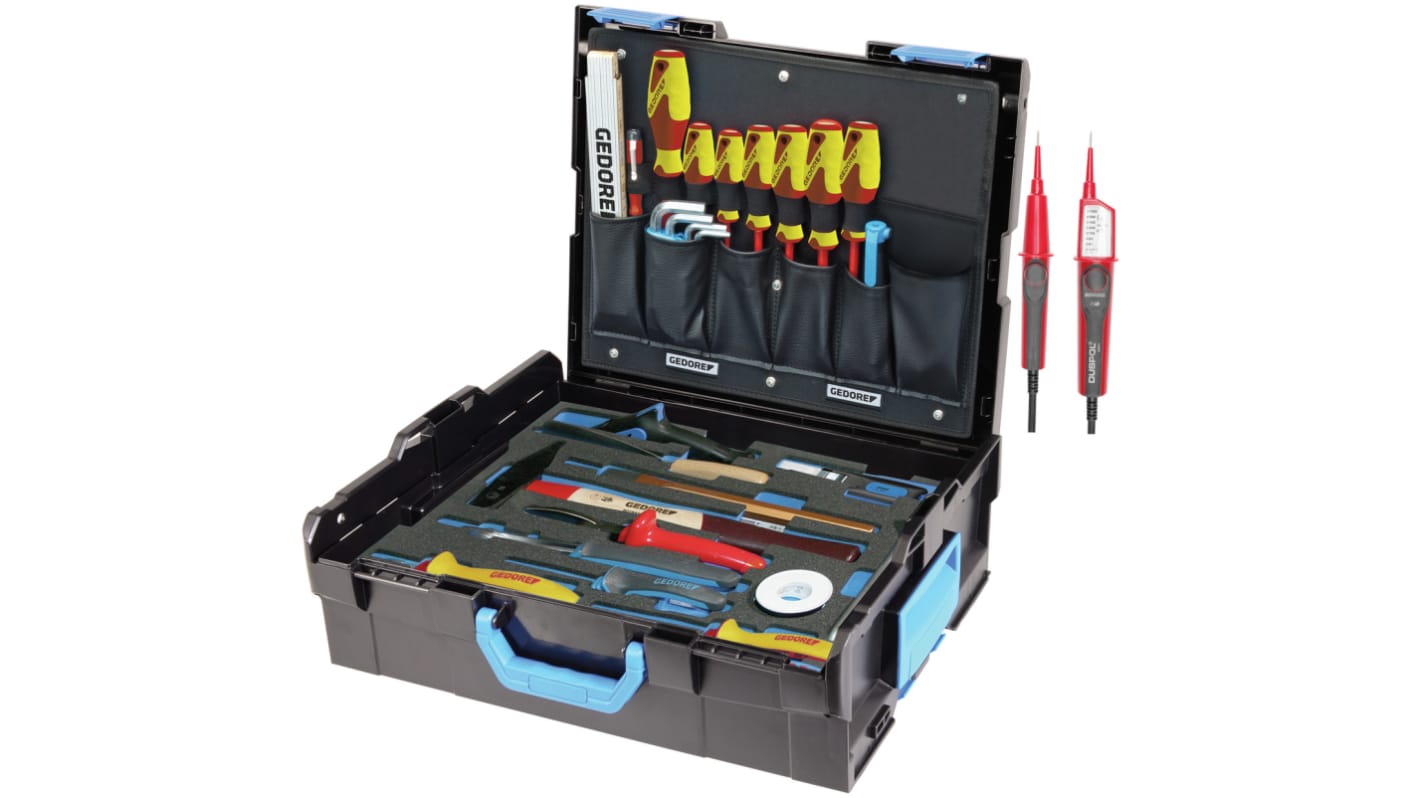 1100-02 | Gedore 36 Piece Electricians Tool Kit with Pouch, VDE ...