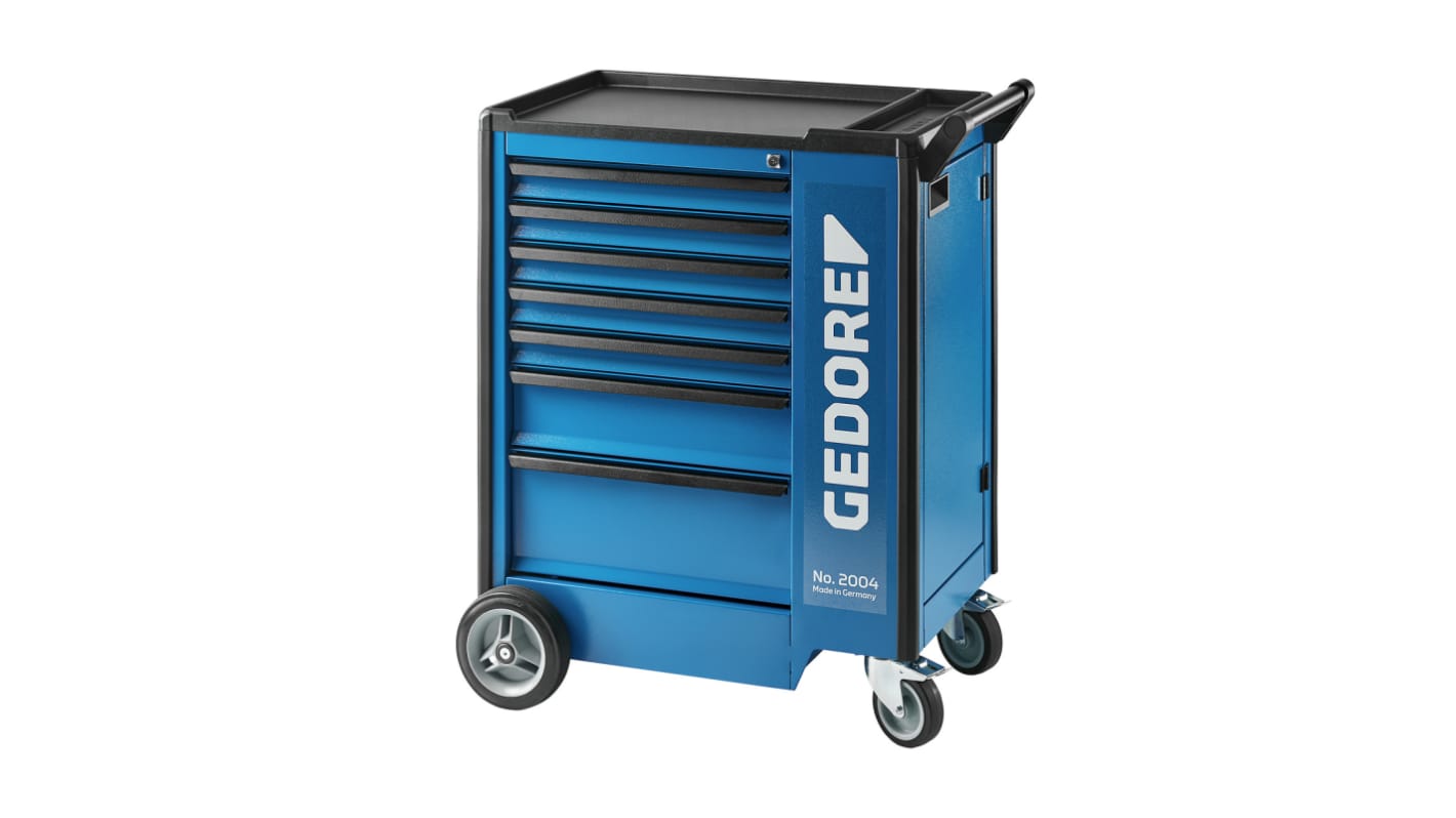 1640739 | Gedore 7 drawer ABS Wheeled Tool Chest, 985mm x 775mm x 475mm ...