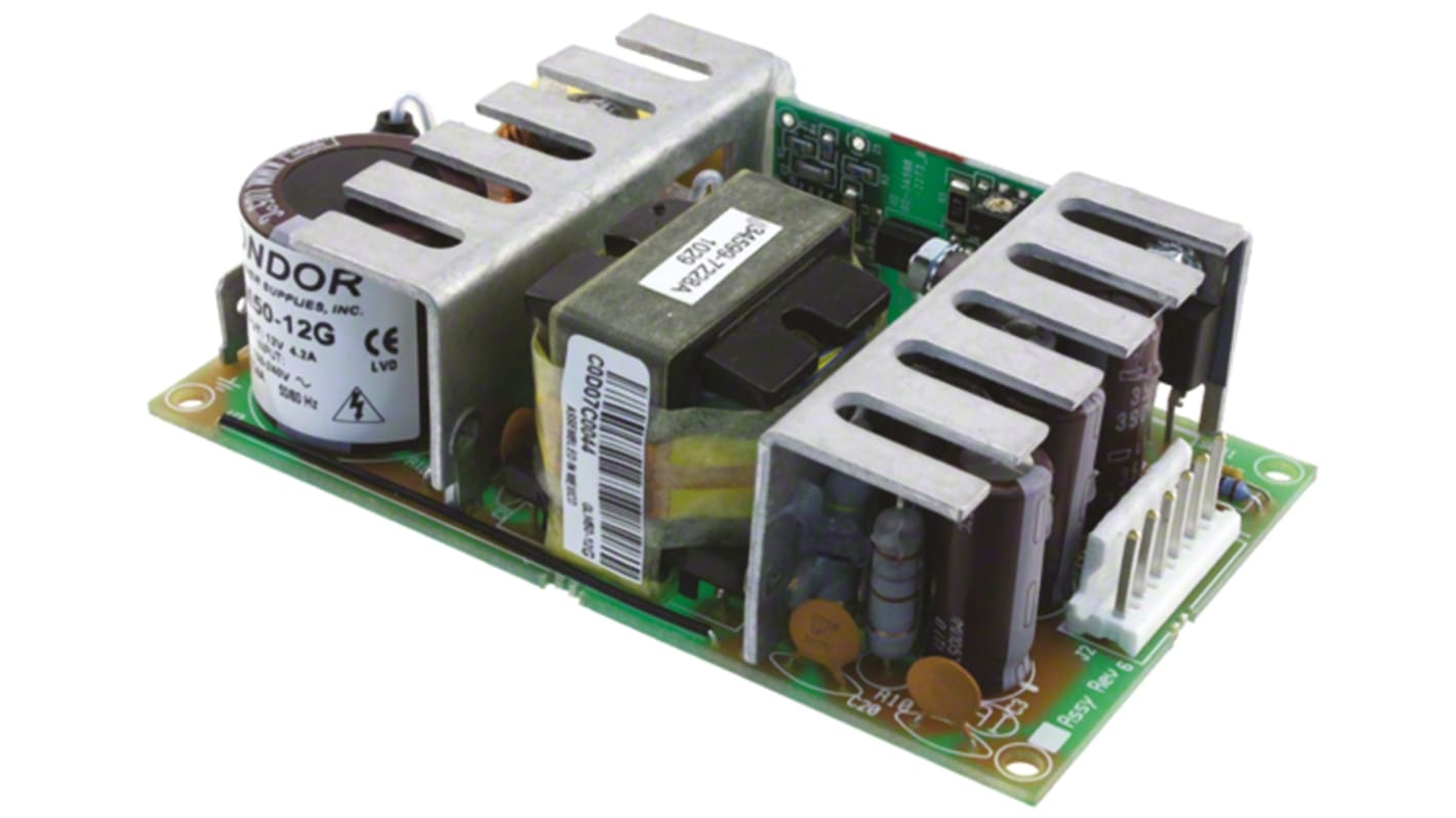 SL POWER CONDOR Embedded Switch Mode Power Supply SMPS, GLM50-15G, 15V ...