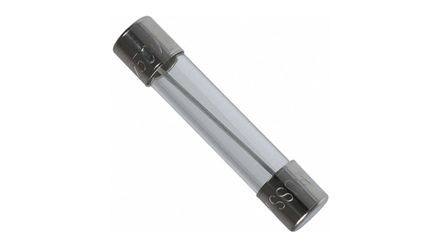 AGC-15-R | Eaton 15A F Glass Cartridge Fuse, 6.3 x 32mm | RS