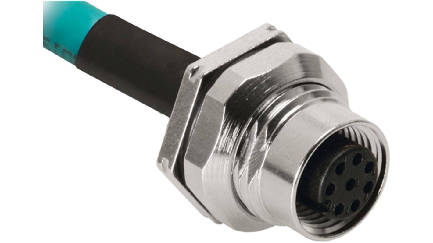 RJ45 FKFD 840-0.5M | Turck Cat5e Straight Female M12 to Straight Male ...