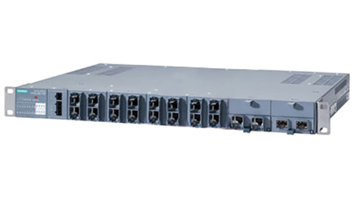 6GK53244QG003AR2 | Siemens Rack Mount Ethernet Switch, 16 RJ45 Ports ...