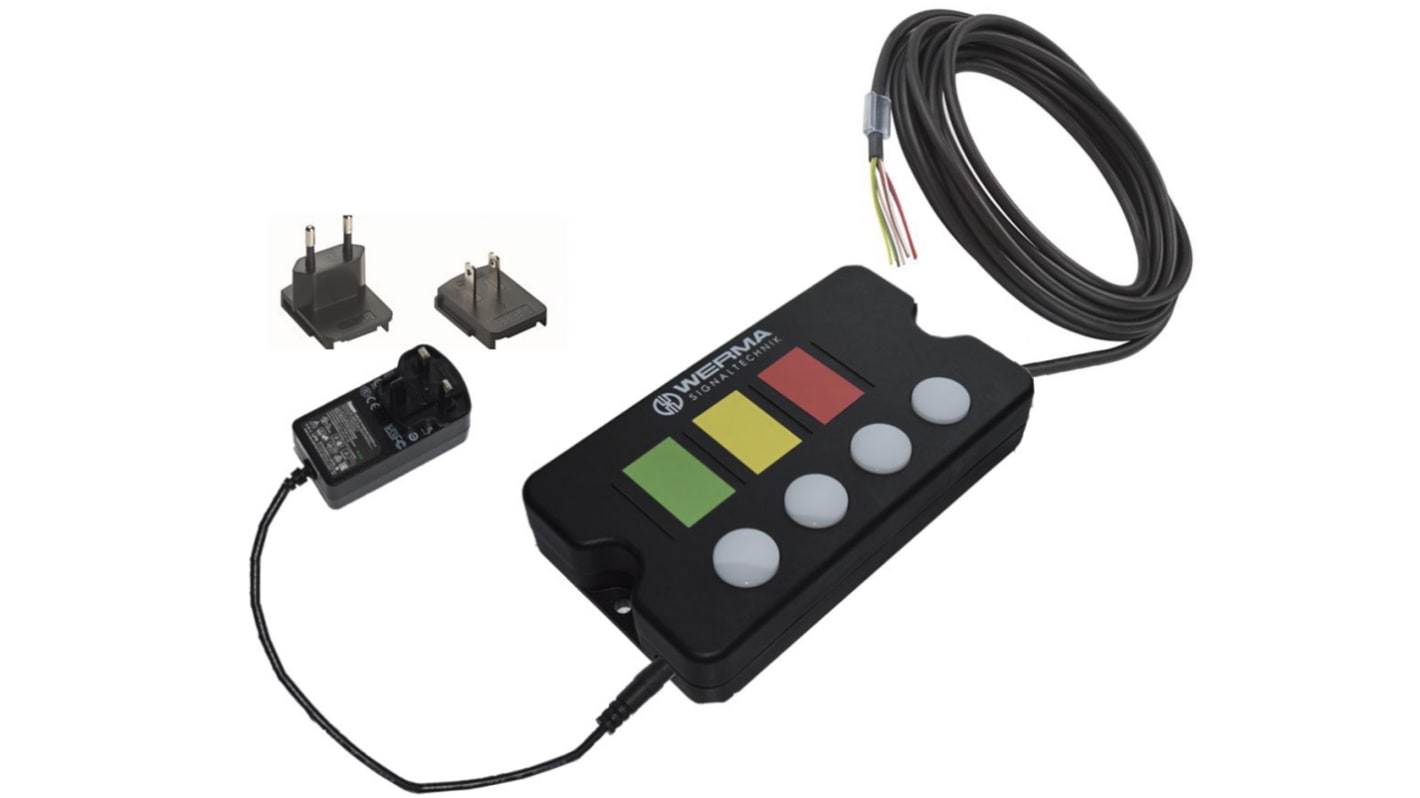 860.000.09 | Werma Andon SmartBOX Series Andon Box Kit, 4 Lights, 24 V ...