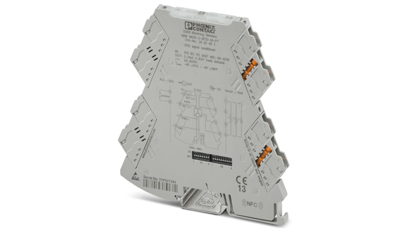2902052 | Phoenix Contact MINI MCR Series Signal Conditioner, RTD Input ...