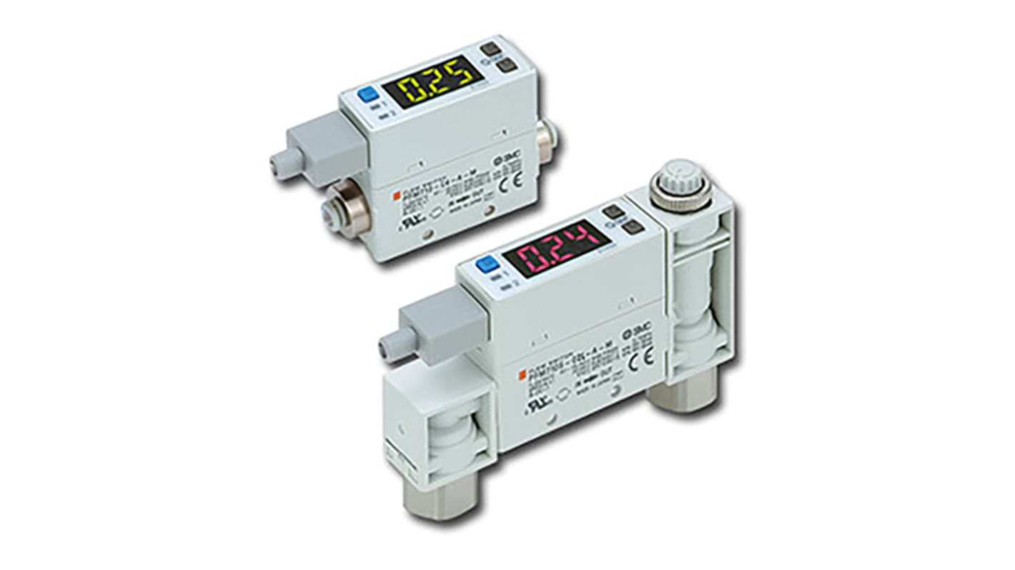 PFM725-N01-F | SMC PFM Series Integrated Display Airflow Sensor for Dry Air, Gas, 0.5 L/min Min ...