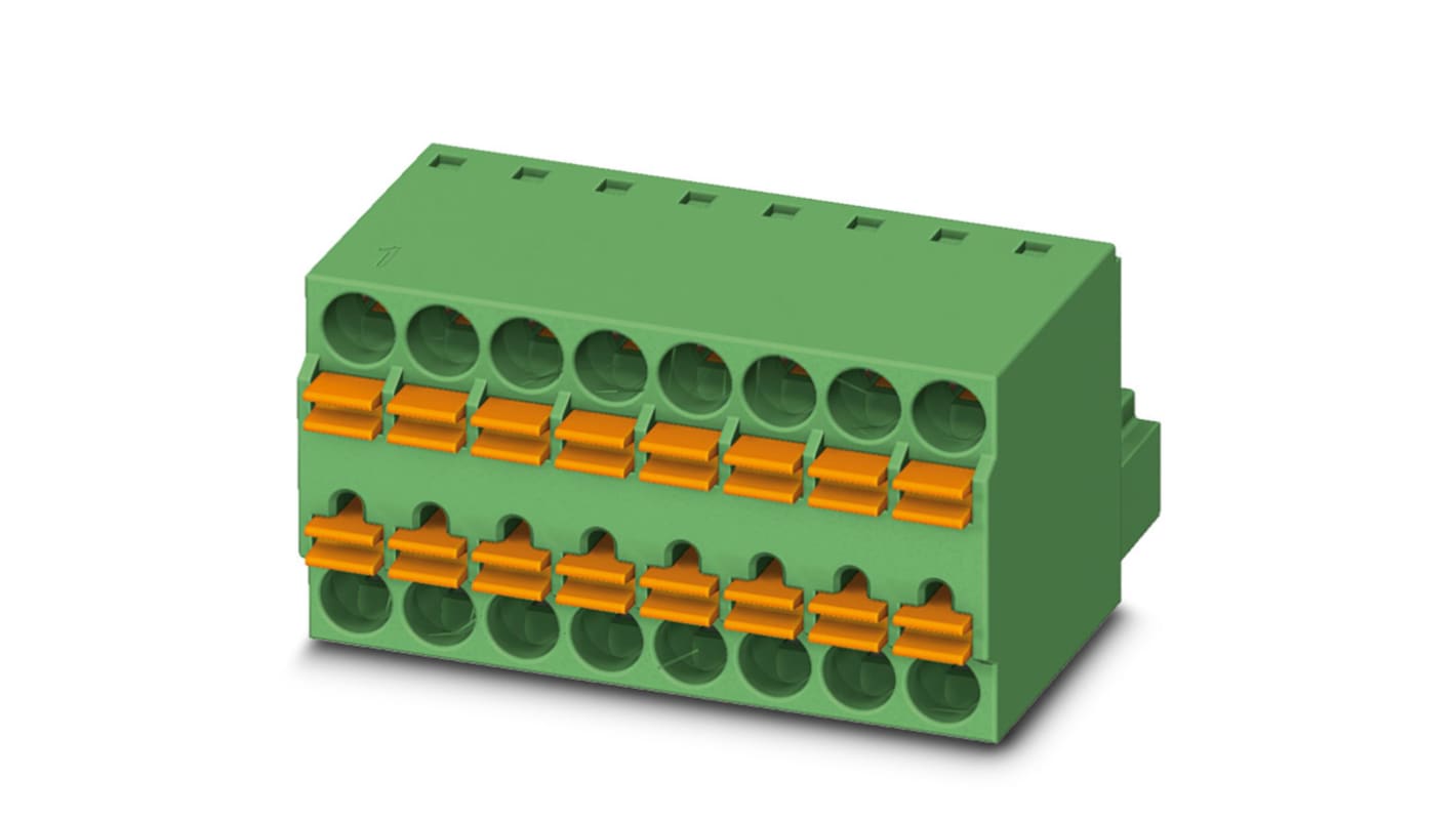 1772663 | Phoenix Contact 3.5mm Pitch 7 Way Pluggable Terminal Block ...