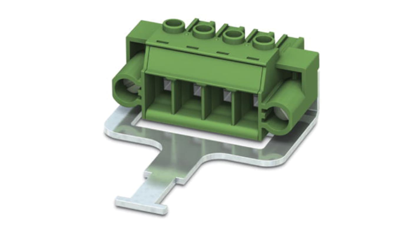 1778201 | Phoenix Contact 7.62mm Pitch 7 Way Pluggable Terminal Block, Plug, Screw Termination | RS