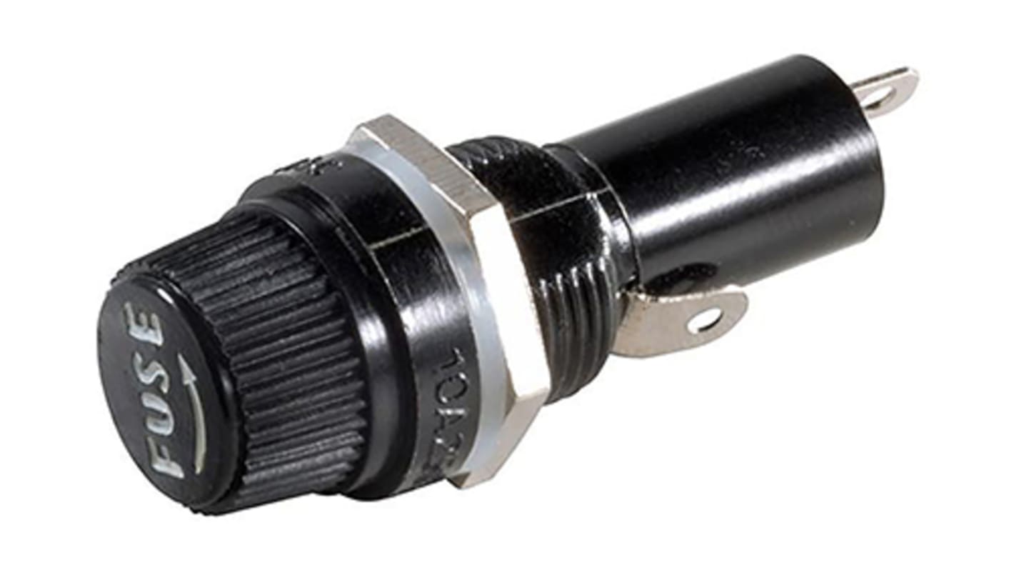 HTB-94I-R | Eaton 20A Panel Mount Fuse Holder for 6.3 x 32mm Fuse, 1P ...