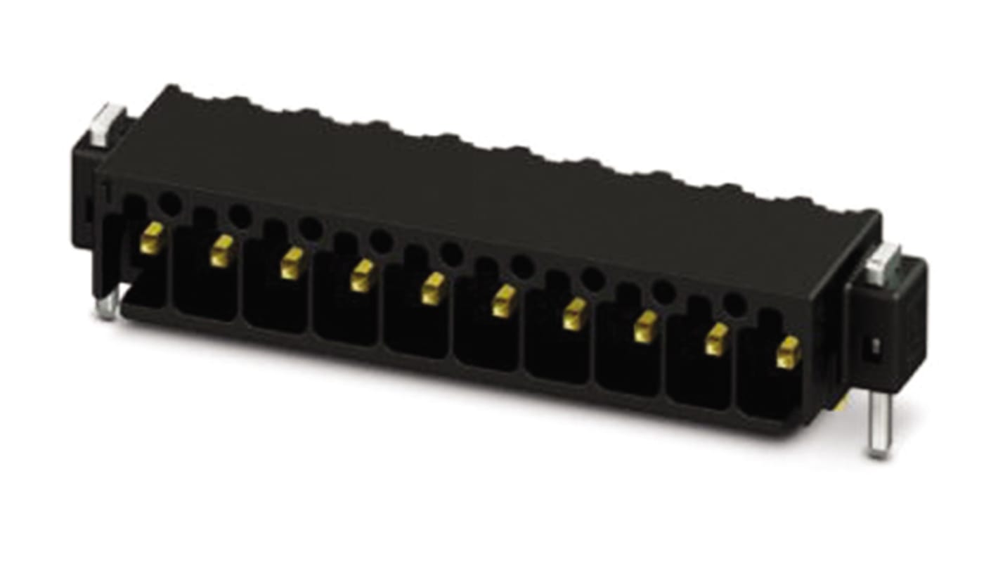 1706217 | Phoenix Contact 2.54mm Pitch 8 Way Right Angle Pluggable ...