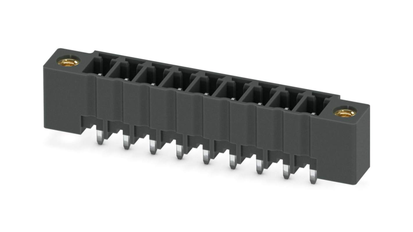 1707706 | Phoenix Contact 3.81mm Pitch 9 Way Pluggable Terminal Block ...