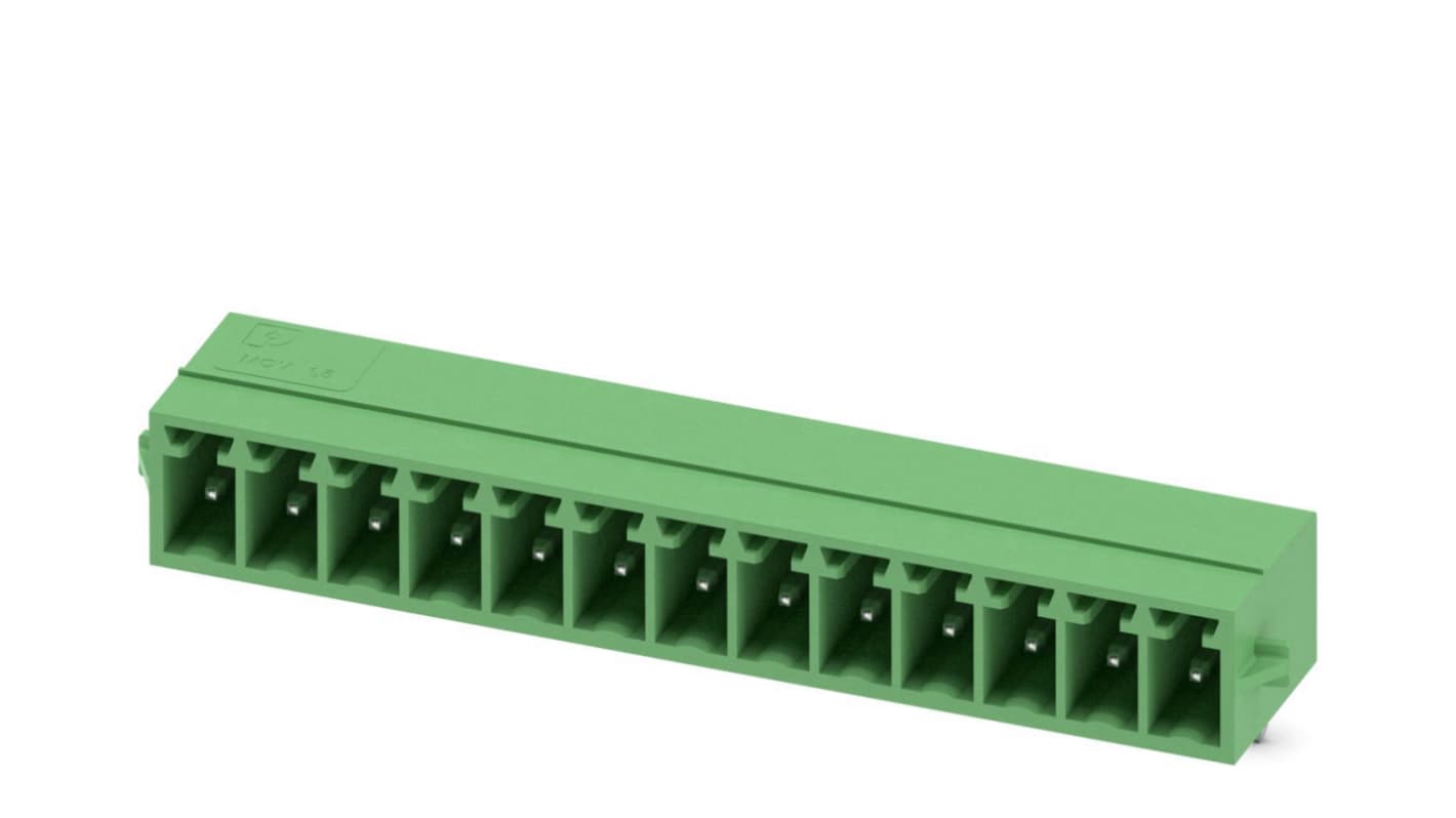 1731785 | Phoenix Contact 3.5mm Pitch 13 Way Right Angle Pluggable ...