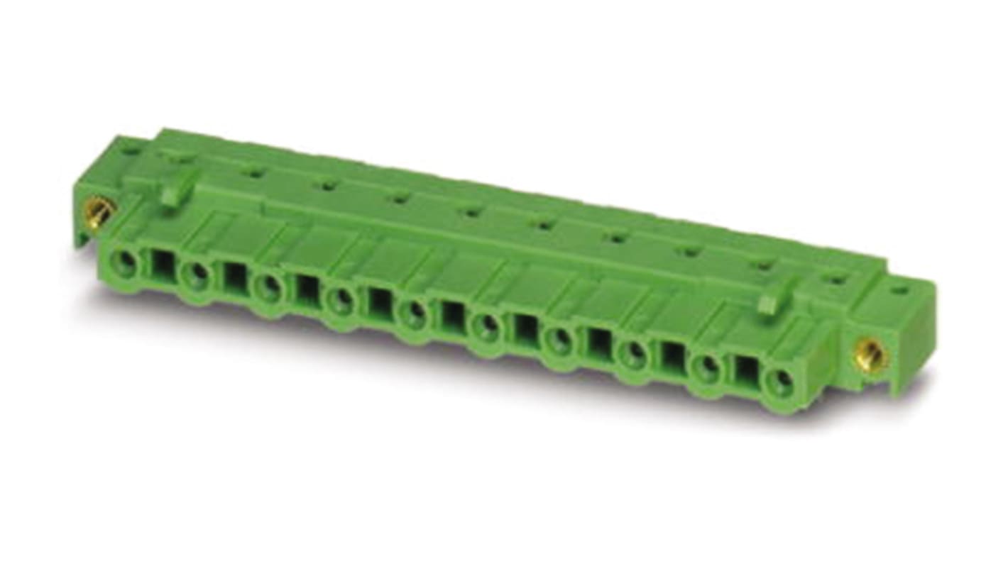 1859014 | Phoenix Contact 7.62mm Pitch 5 Way Right Angle Pluggable Terminal Block, Inverted ...