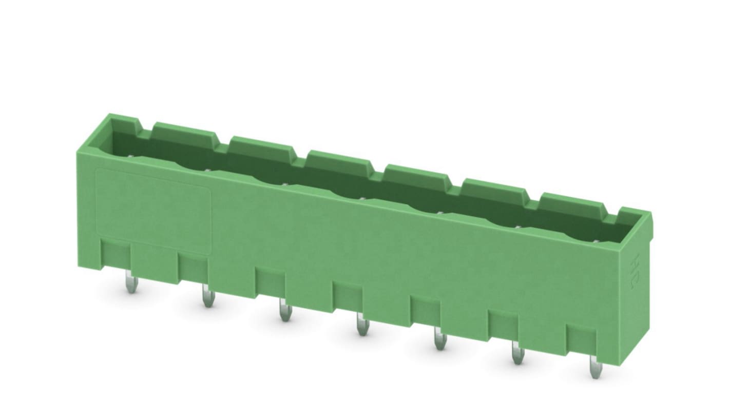 1792407 | Phoenix Contact 7.62mm Pitch 7 Way Pluggable Terminal Block, Header, Through Hole ...