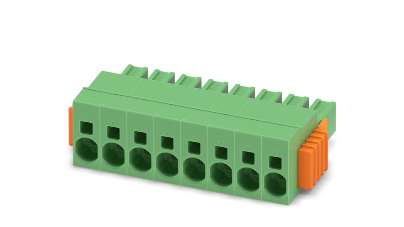 1718546 | Phoenix Contact 7.62mm Pitch 8 Way Pluggable Terminal Block ...