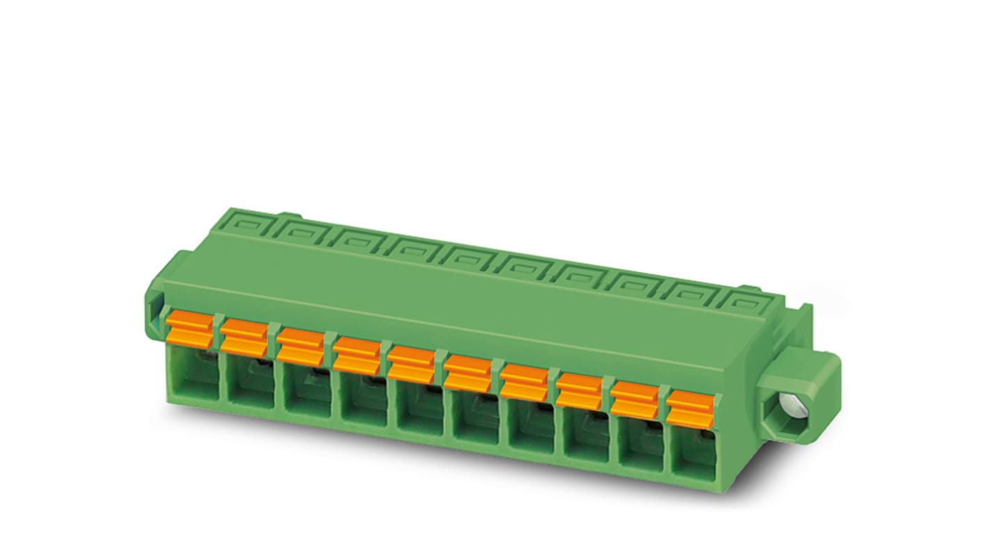 1733071 | Phoenix Contact 5mm Pitch 14 Way Pluggable Terminal Block ...
