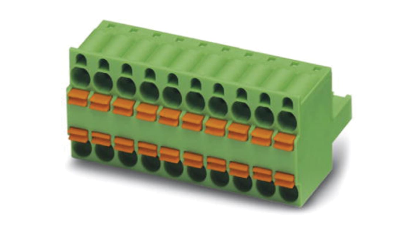 1962671 | Phoenix Contact 5.08mm Pitch 9 Way Pluggable Terminal Block ...