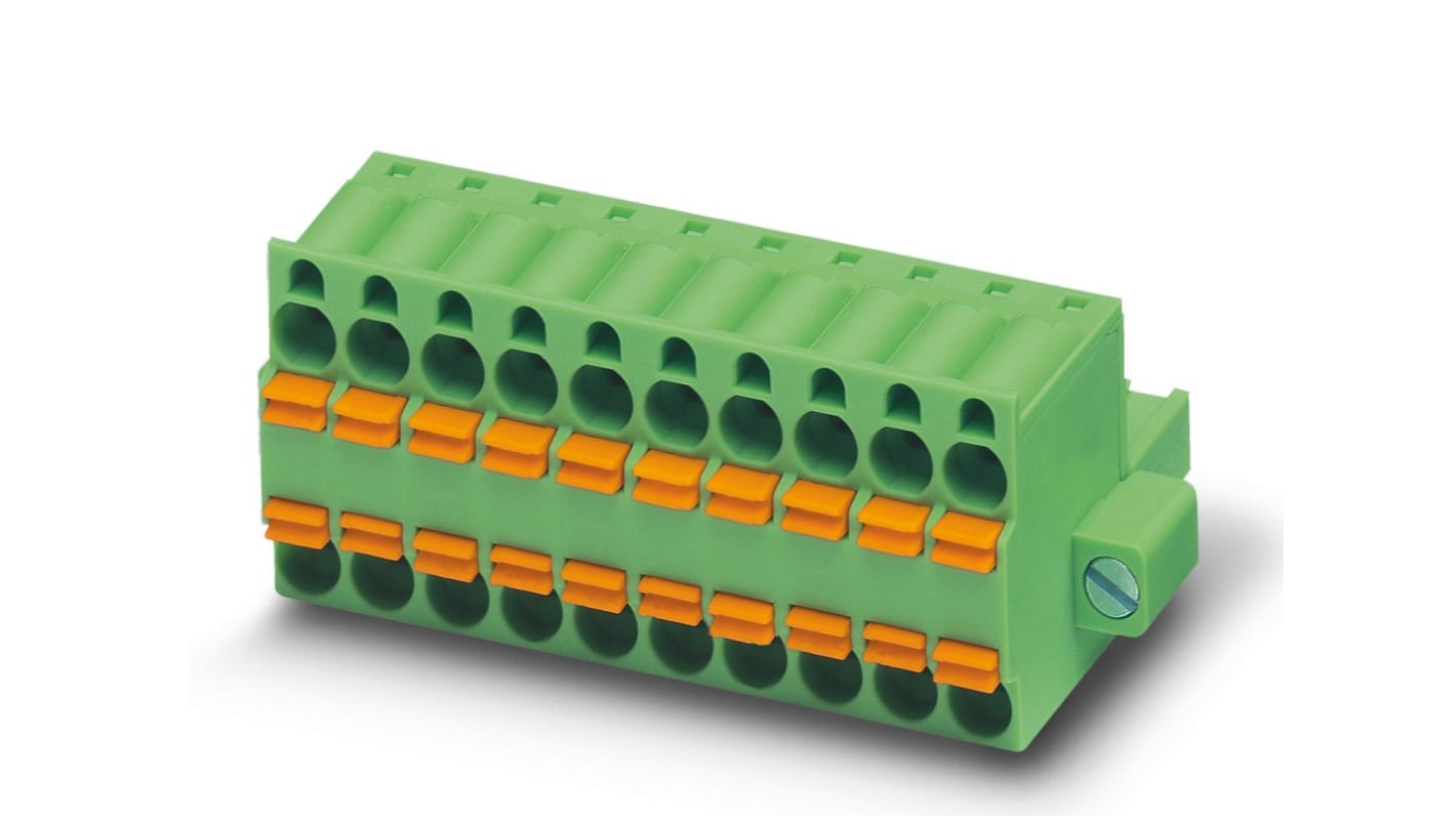 1962749 | Phoenix Contact 5.08mm Pitch 7 Way Pluggable Terminal Block ...