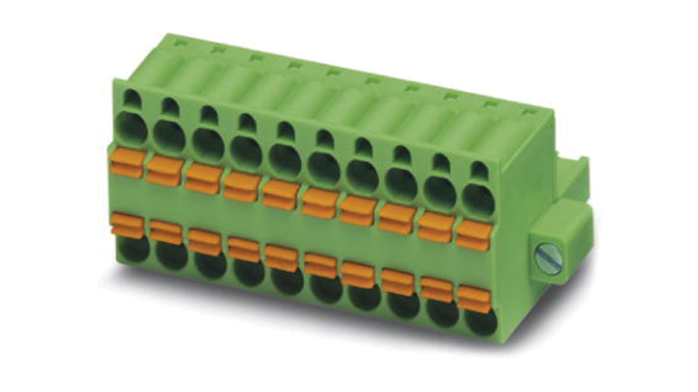 1962736 | Phoenix Contact 5.08mm Pitch 6 Way Pluggable Terminal Block ...