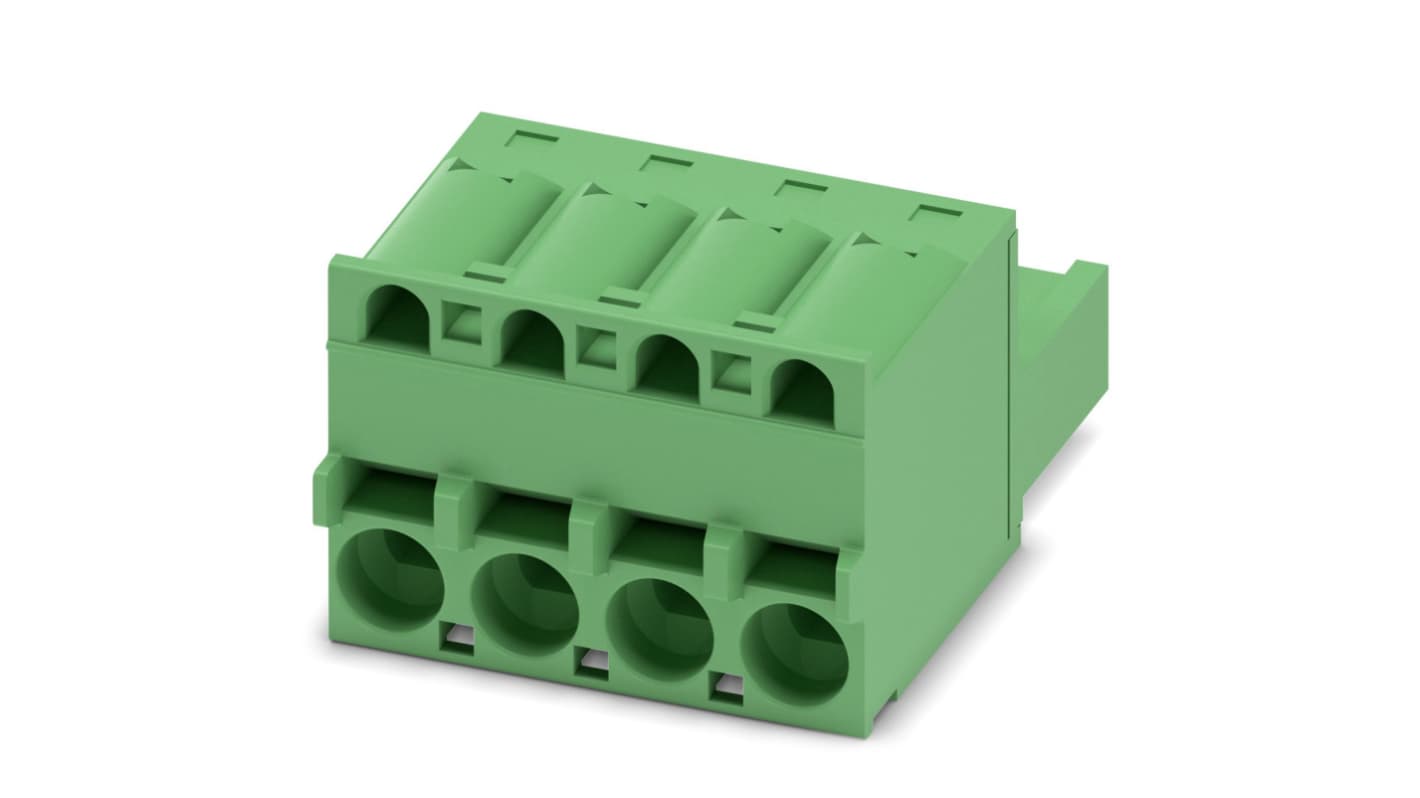 1974753 | Phoenix Contact 5mm Pitch 4 Way Pluggable Terminal Block ...