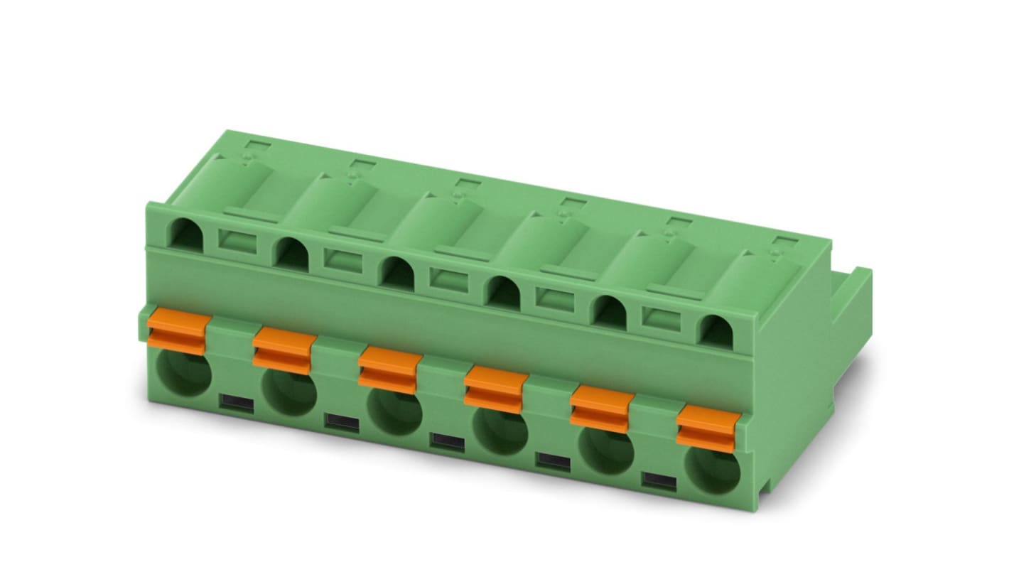 1939675 | Phoenix Contact 7.62mm Pitch 6 Way Pluggable Terminal Block ...