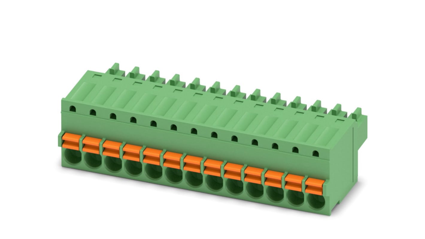 1940017 | Phoenix Contact 3.5mm Pitch 13 Way Pluggable Terminal Block ...