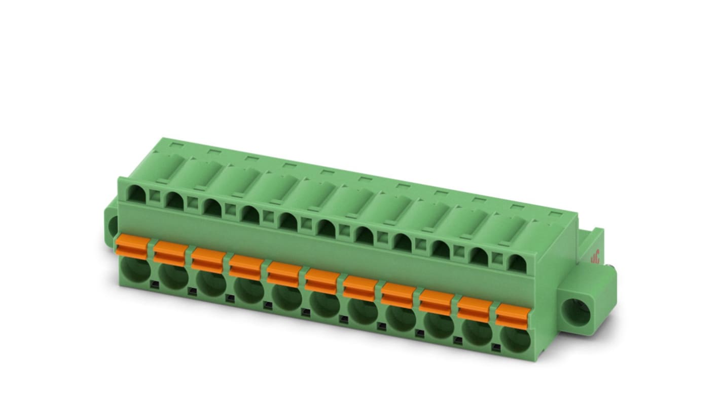 1942358 | Phoenix Contact 5mm Pitch 11 Way Pluggable Terminal Block 