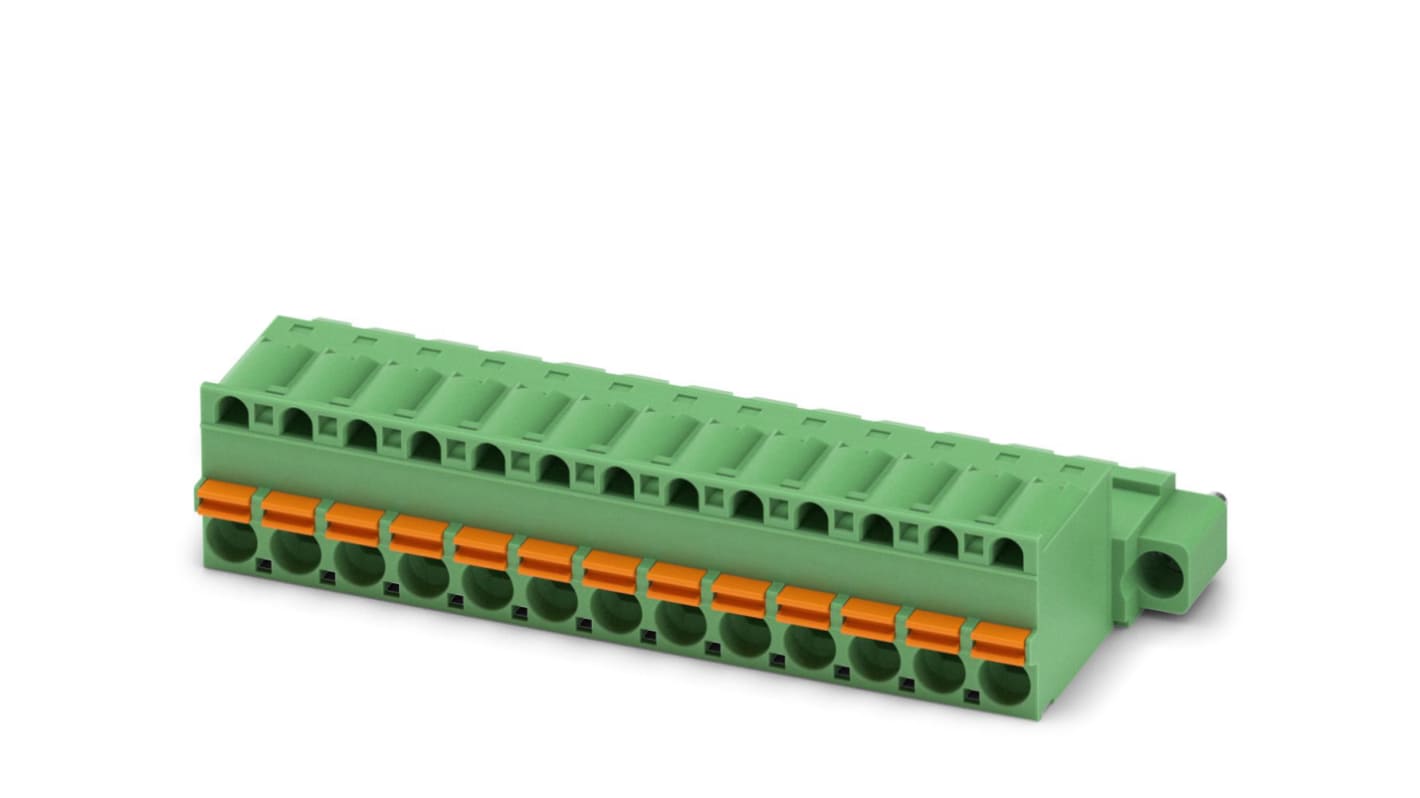 1910937 | Phoenix Contact 5mm Pitch 13 Way Pluggable Terminal Block ...