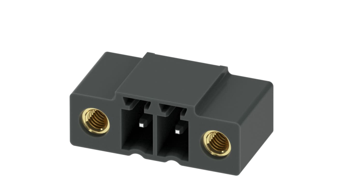 1722150 | Phoenix Contact 3.81mm Pitch 2 Way Right Angle Pluggable ...