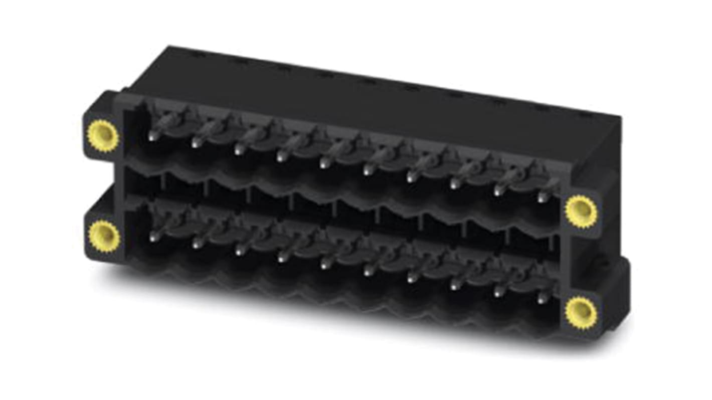 1753352 | Phoenix Contact 5.08mm Pitch 7 Way Right Angle Pluggable ...